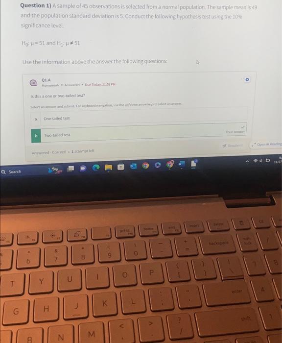Solved Q Search F5 T Question 1) A sample of 45 observations | Chegg.com