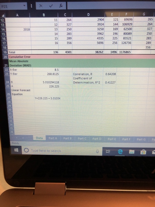 EXCEL PROBLEM SET 1 NOTE 1: In creating spreadshots, | Chegg.com