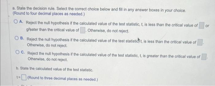 Solved Examine the following hypothesis test with n=25, s=7, | Chegg.com