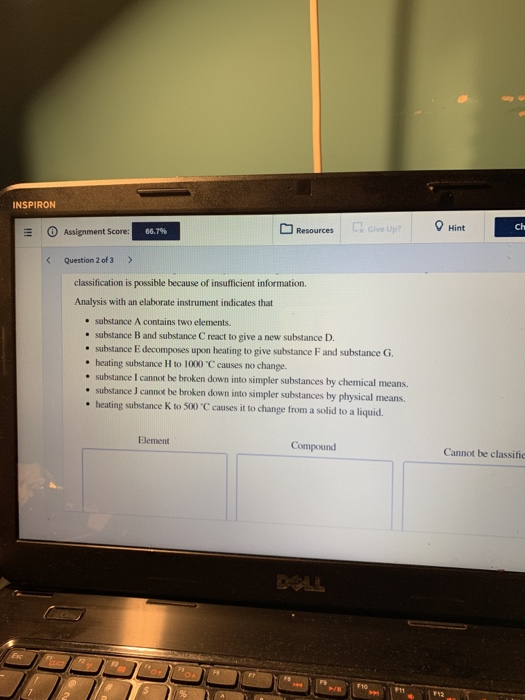Solved INSPIRON Resources Hint Assignment Score: C Give Up? | Chegg.com