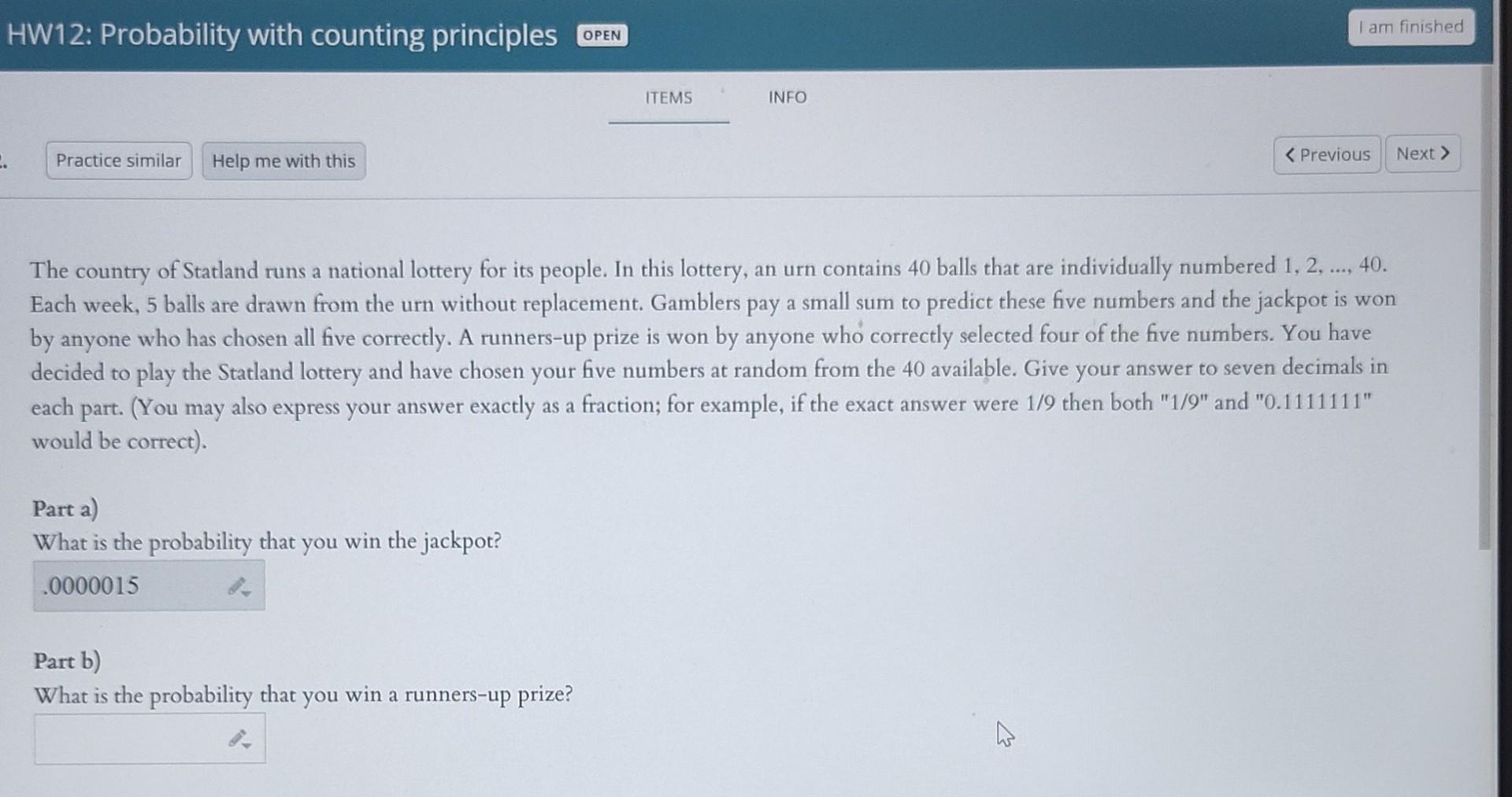 Solved 2. Practice similar Help me with this Part a) What is | Chegg.com
