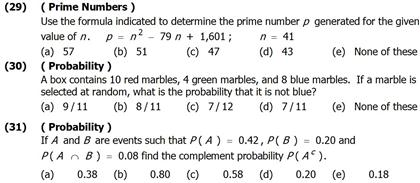 Solved (Prime Numbers ) Use the formula indicated to | Chegg.com