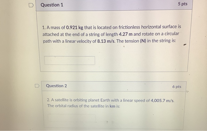 Solved Question 1 5 pts 1. A mass of 0.921 kg that is | Chegg.com Solved Question 1 5 pts 1. A mass of 0.921 kg that is | Chegg.com