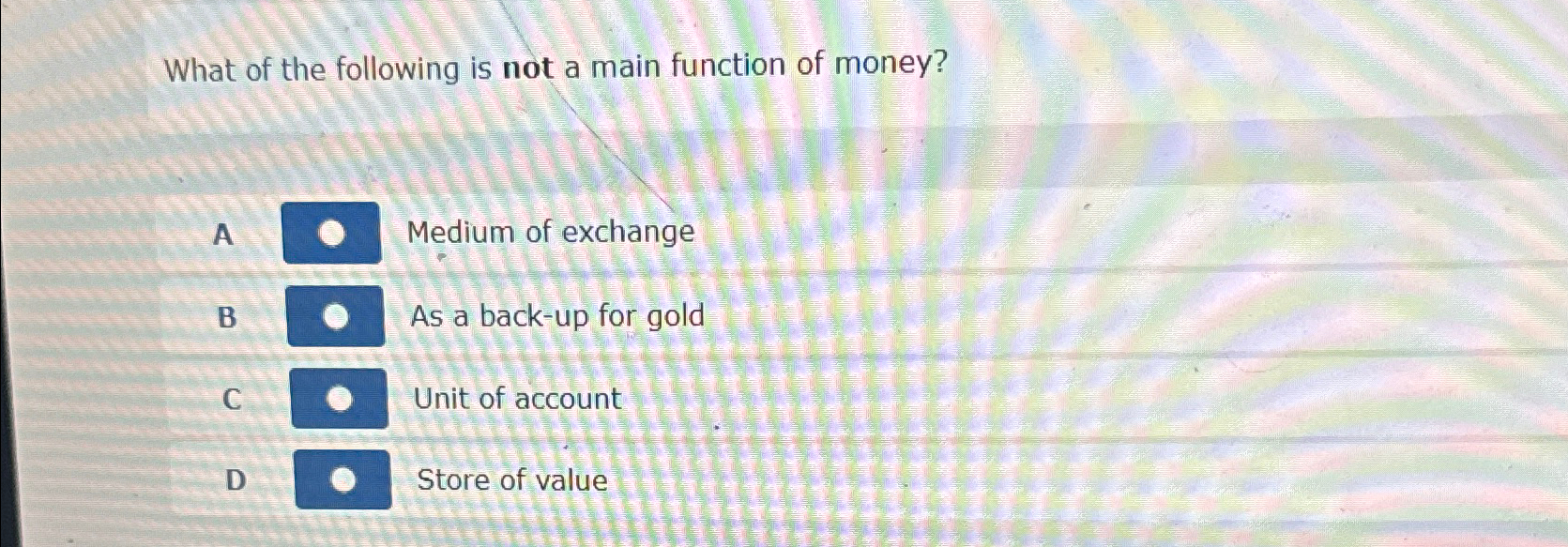 Solved What of the following is not a main function of | Chegg.com