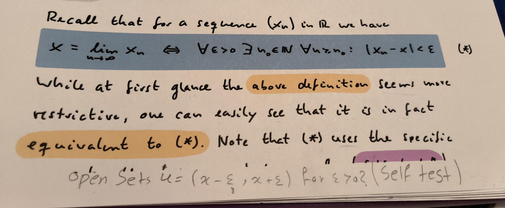 Solved Recall that for a sequence (xn) in R we have | Chegg.com