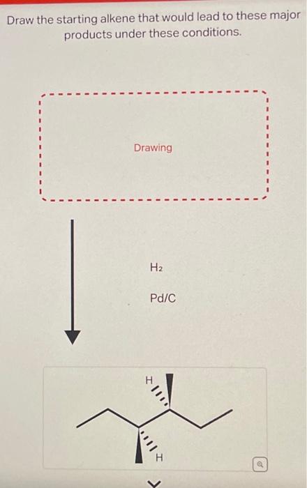 Solved Draw the starting alkene that would lead to these | Chegg.com