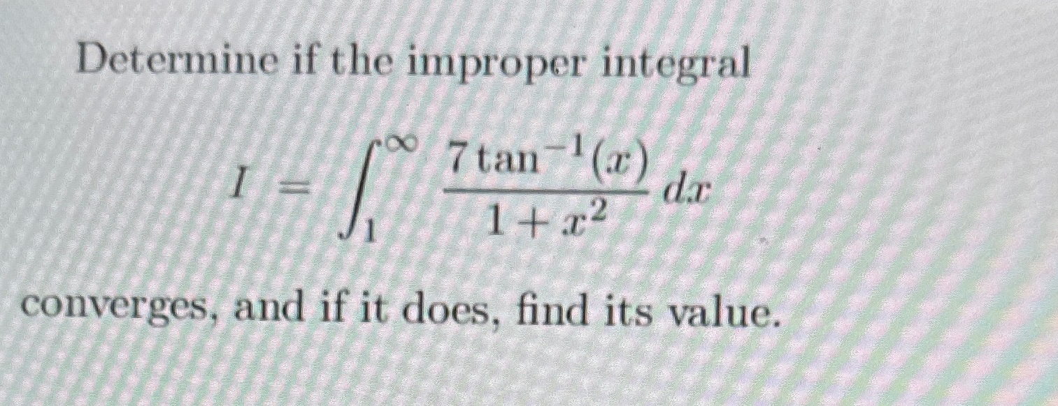 Solved Determine if the improper | Chegg.com