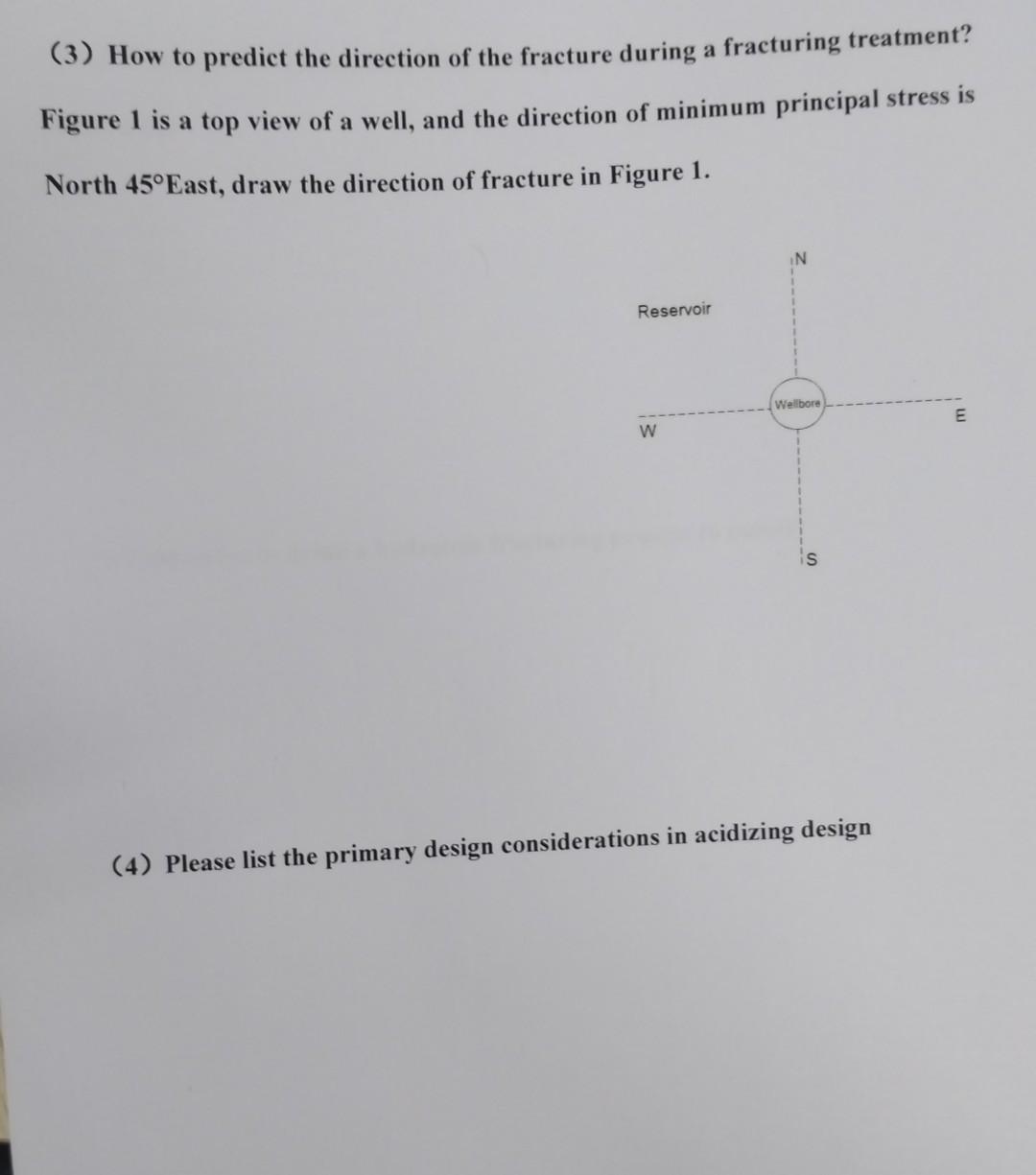 Solved (3) How to predict the direction of the fracture | Chegg.com