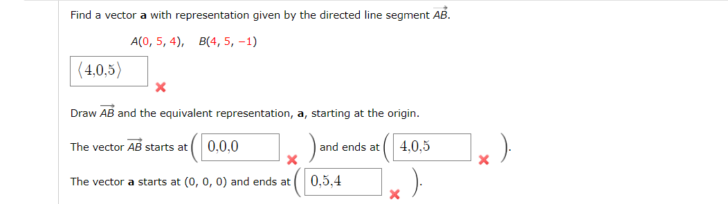 Solved Please Help! Find a vector a with representation | Chegg.com