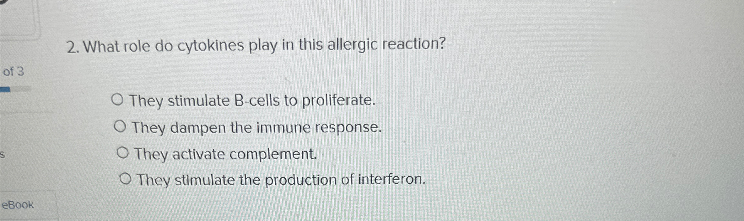 Solved What Role Do Cytokines Play In This Allergic