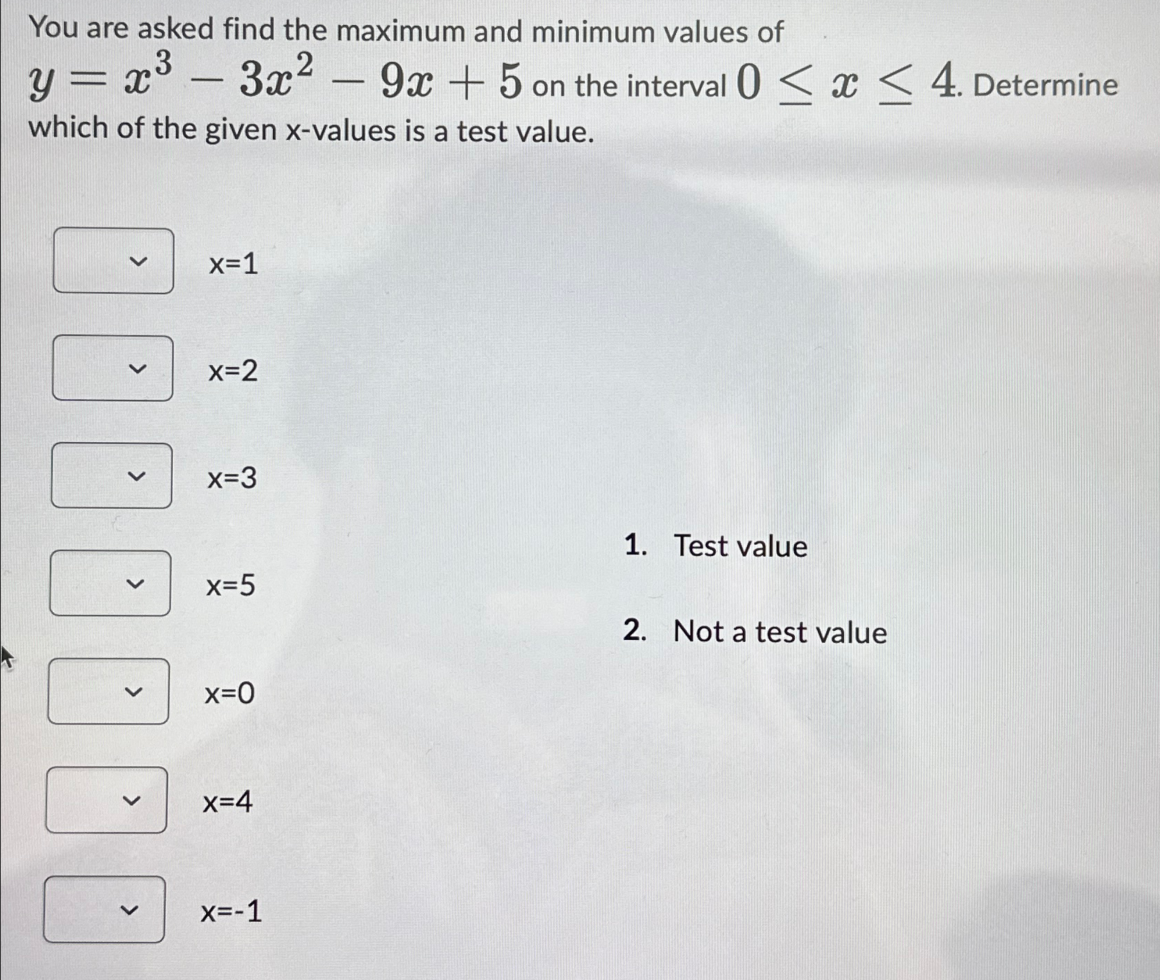 Solved You are asked find the maximum and minimum values of | Chegg.com
