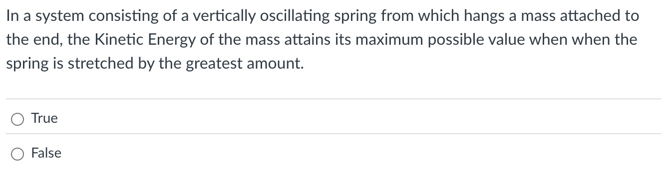 Solved In a system consisting of a vertically oscillating | Chegg.com
