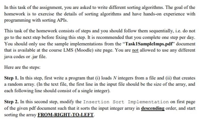 Solved In this task of the assignment, you are asked to | Chegg.com