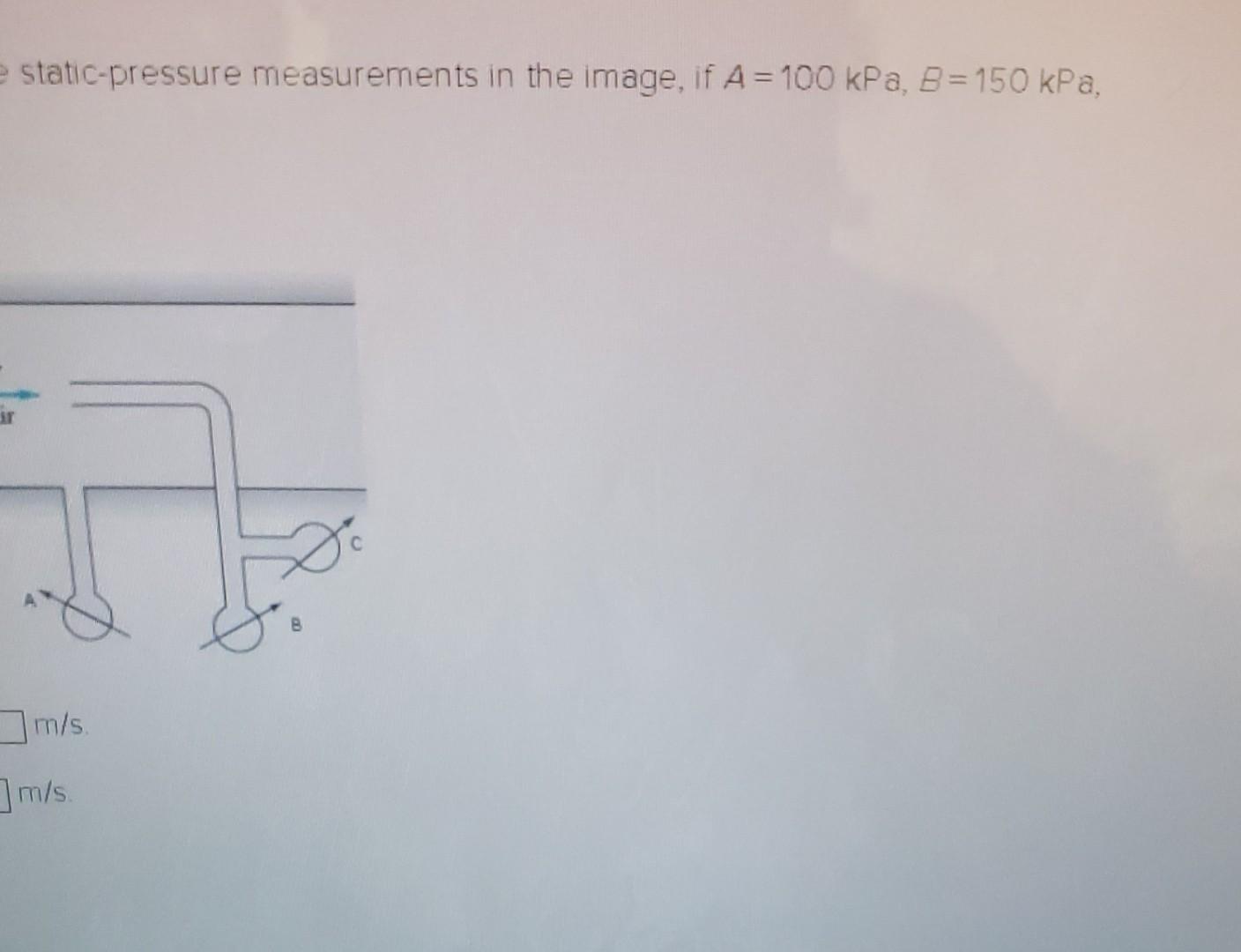 Solved Given the pitot stagnation temperature and pressure | Chegg.com