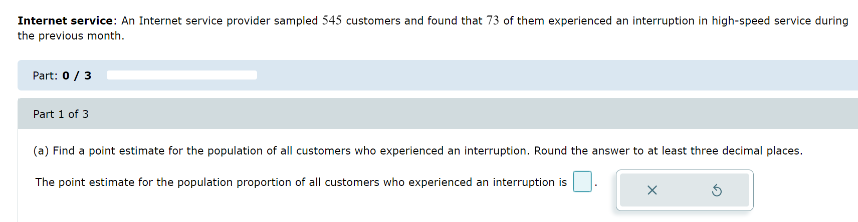 Solved Internet service: An Internet service provider | Chegg.com