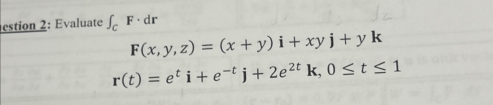 Solved estion 2: | Chegg.com