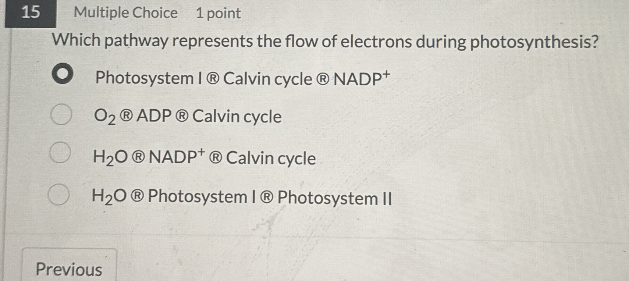 Solved 15Multiple Choice1 pointWhich pathway represents the | Chegg.com Solved 15Multiple Choice1 pointWhich pathway represents the | Chegg.com