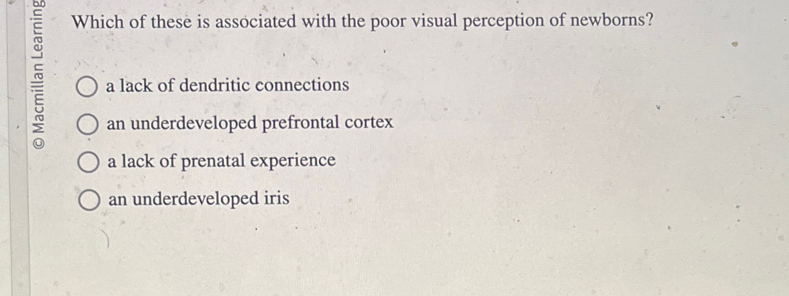 Solved Which of these is associated with the poor visual | Chegg.com