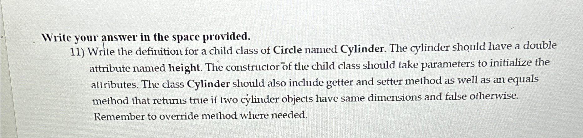 Solved Write your answer in the space provided.Write the | Chegg.com