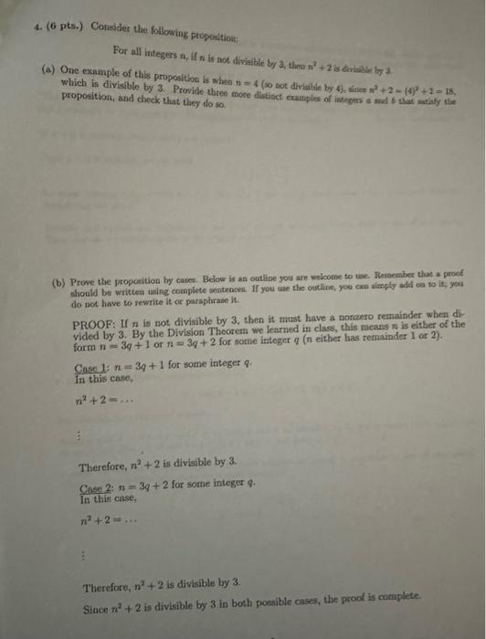 Solved a) 3 more distinct examples of intervers a and b that | Chegg.com