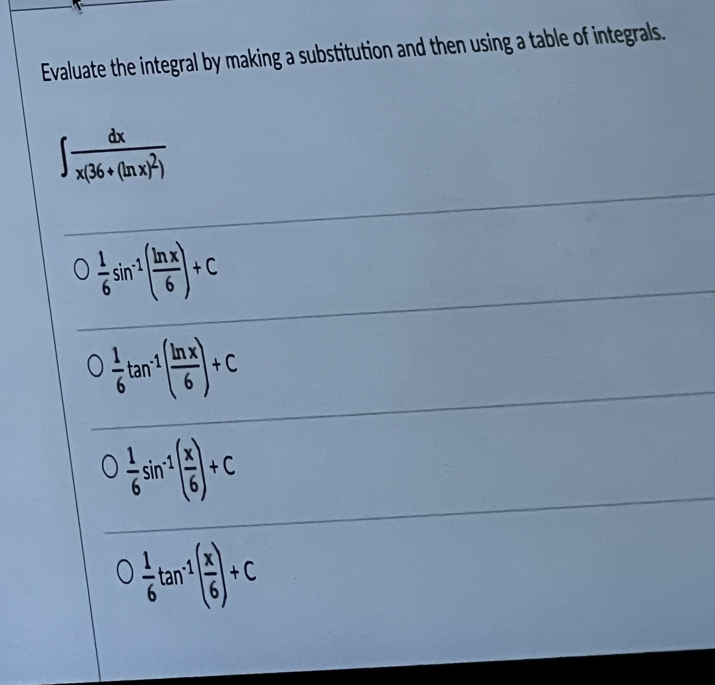 Solved Evaluate the integral by making a substitution and | Chegg.com