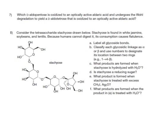 Solved 7) Which D-aldopentose is oxidized to an optically | Chegg.com