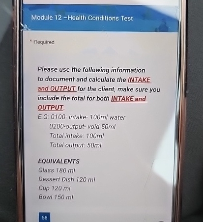Solved Module 12 -Health Conditions TestRequiredPlease use | Chegg.com