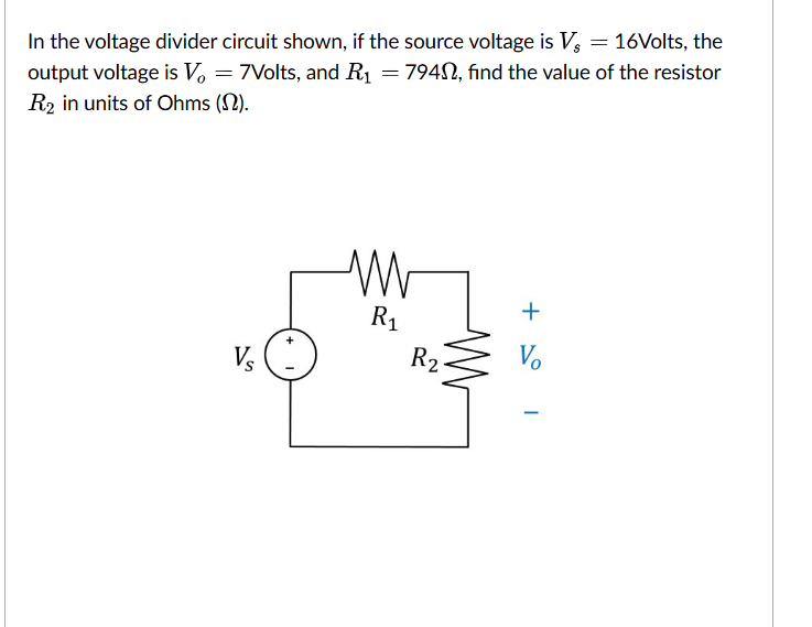 In ﻿the voltage divider circuit shown, if ﻿the source | Chegg.com