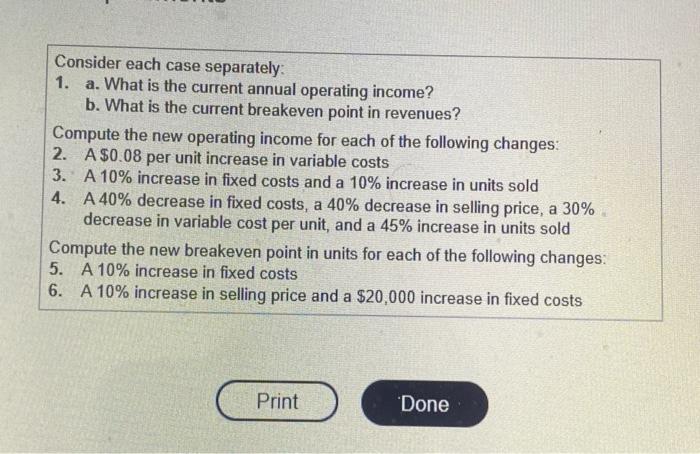 Solved Read the roquirements.Consider each case separately: | Chegg.com