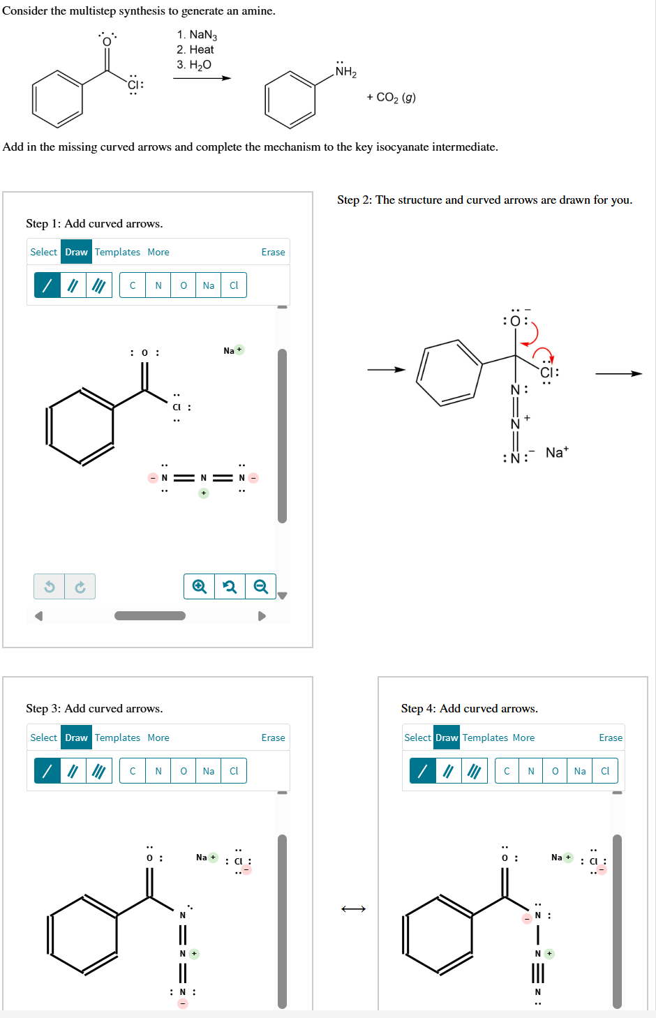 Solved Add in the missing curved arrows and complete the | Chegg.com