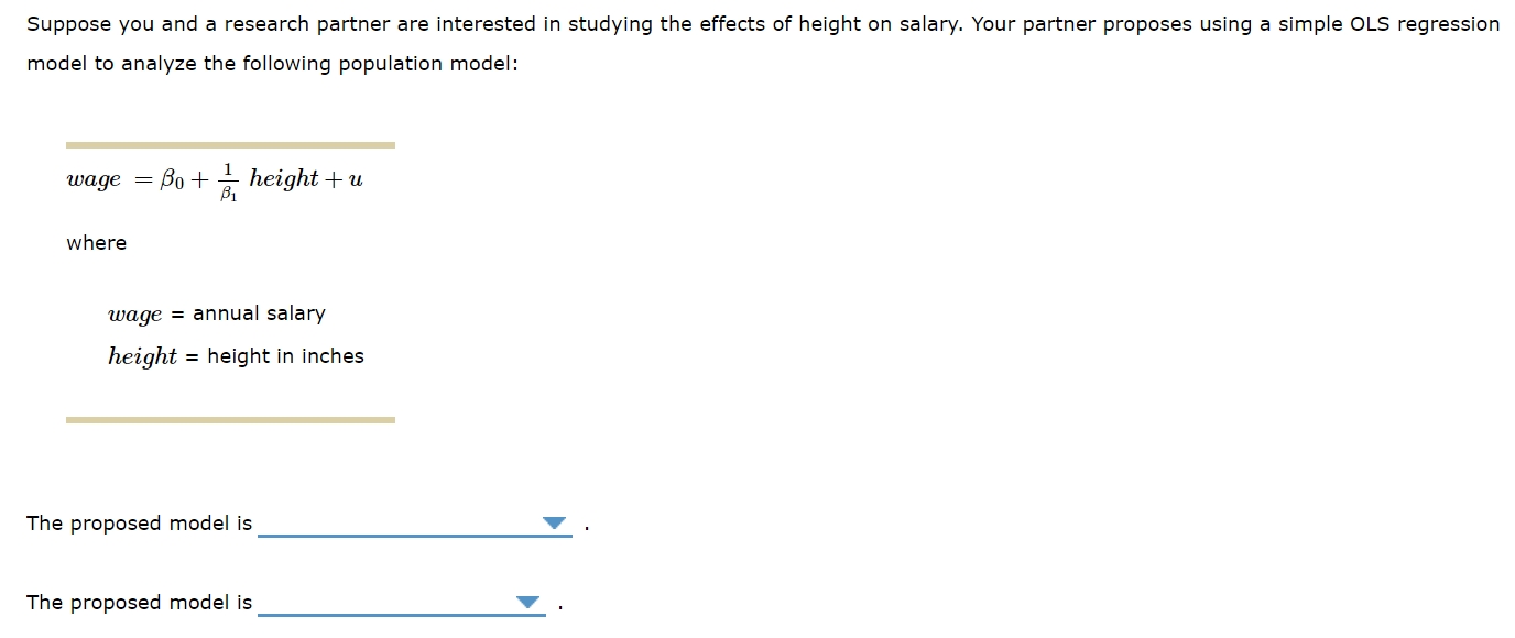 Solved Suppose you and a research partner are interested in | Chegg.com