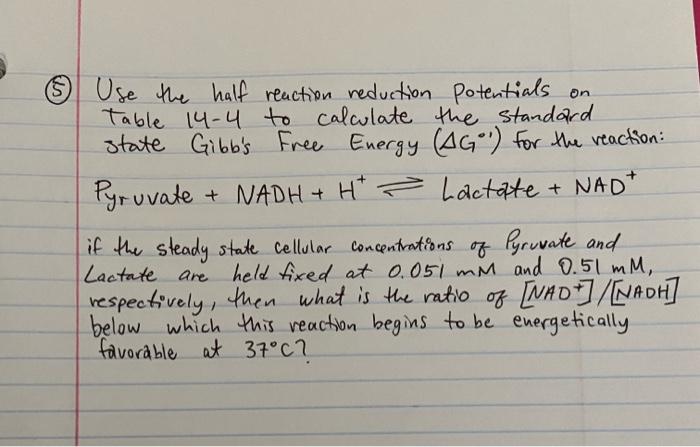 Solved ( On 6 Use the half reaction reduction potentials | Chegg.com