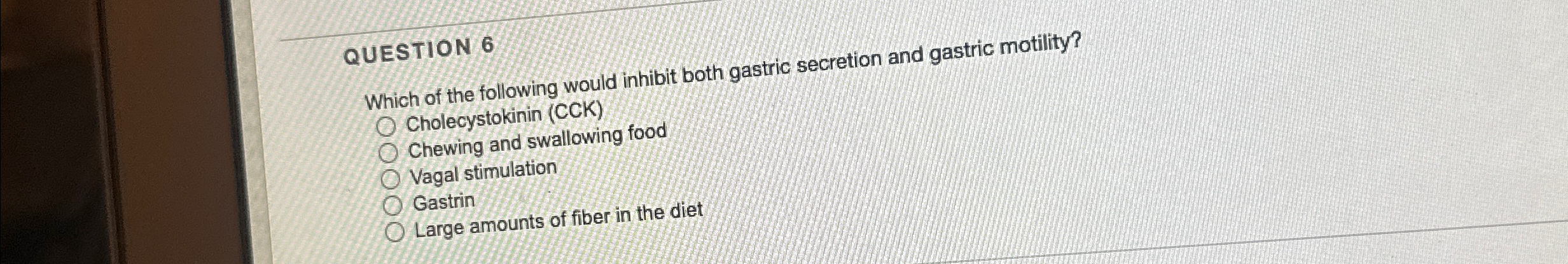 Solved QUESTION 6Which of the following would inhibit both | Chegg.com