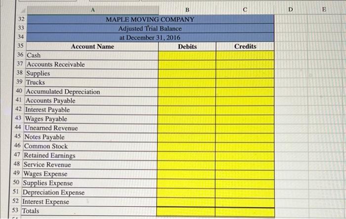 Solved ? 1 5 X 1 Reporting adjusted account balances - Excel | Chegg.com