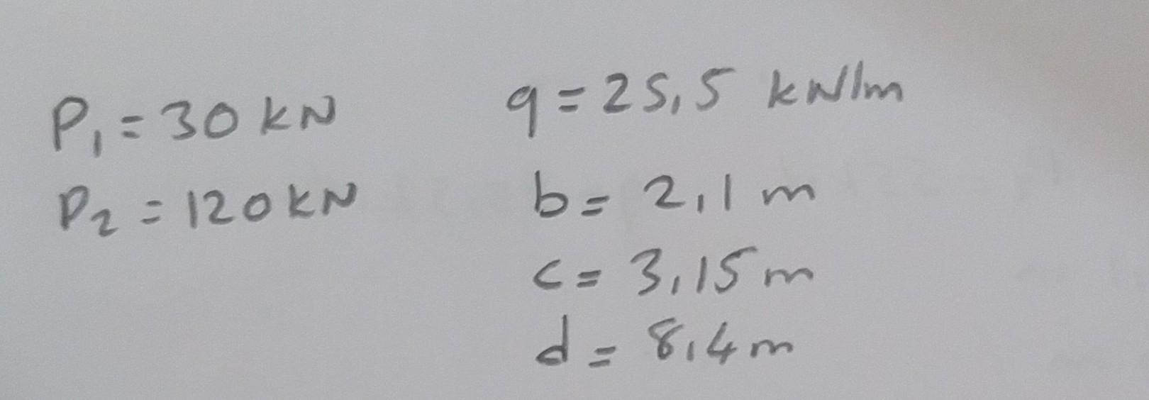 Dimensions and loading status of the carrier system | Chegg.com