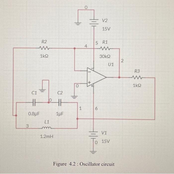 1. Build a Multisim model for an oscillator as shown | Chegg.com