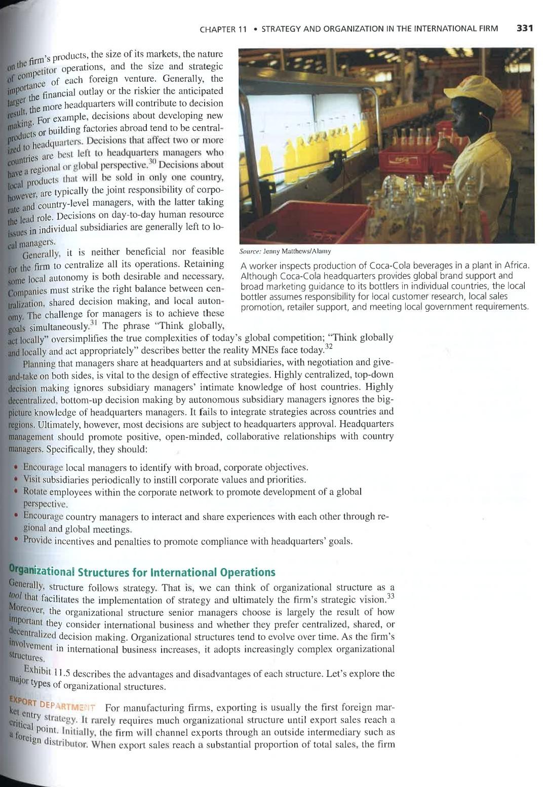 Solved Draw a mind-map of what is Integration-Responsiveness | Chegg ...