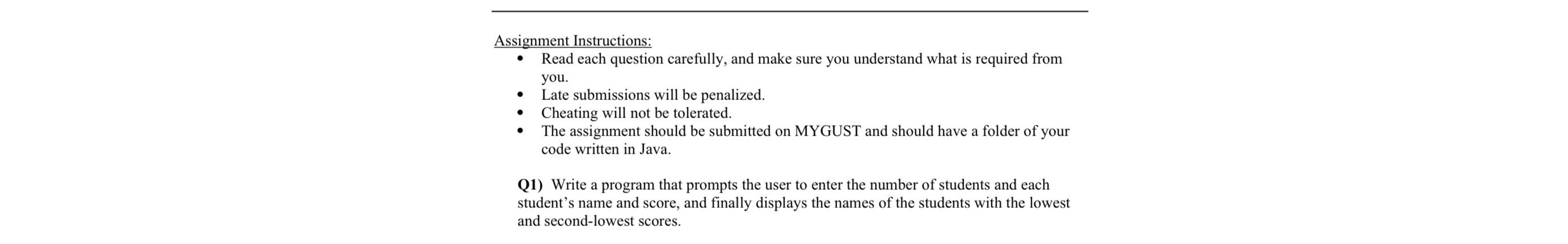 Solved Assignment Instructions:Read each question carefully, | Chegg.com