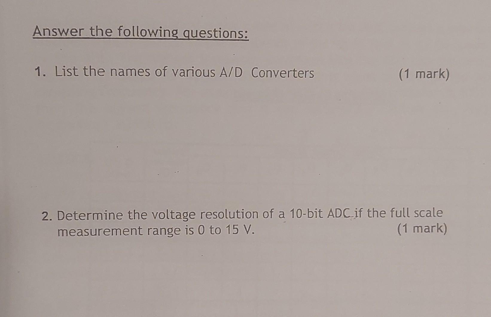 Answer the following questions: 1. List the names of | Chegg.com