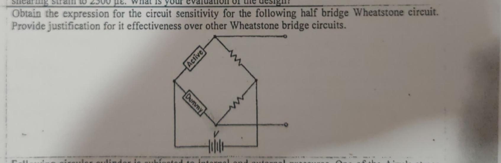 Solved Obtain the expression for the circuit sensitivity for | Chegg.com