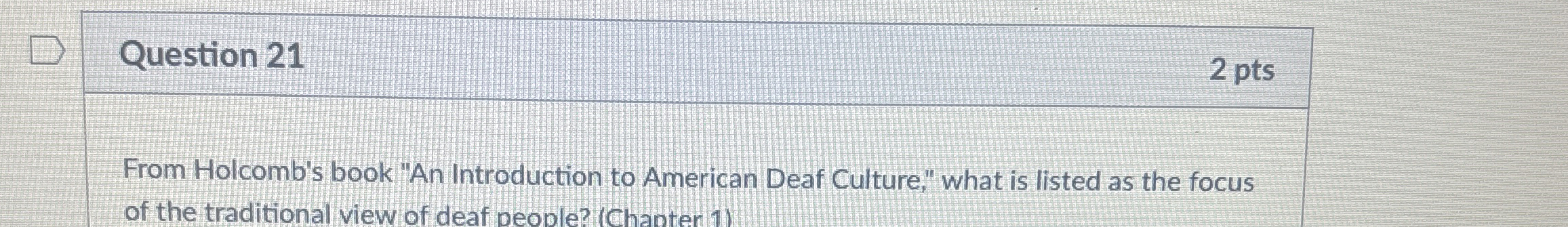 Solved Question 212 ﻿ptsFrom Holcomb's book "An Introduction | Chegg.com