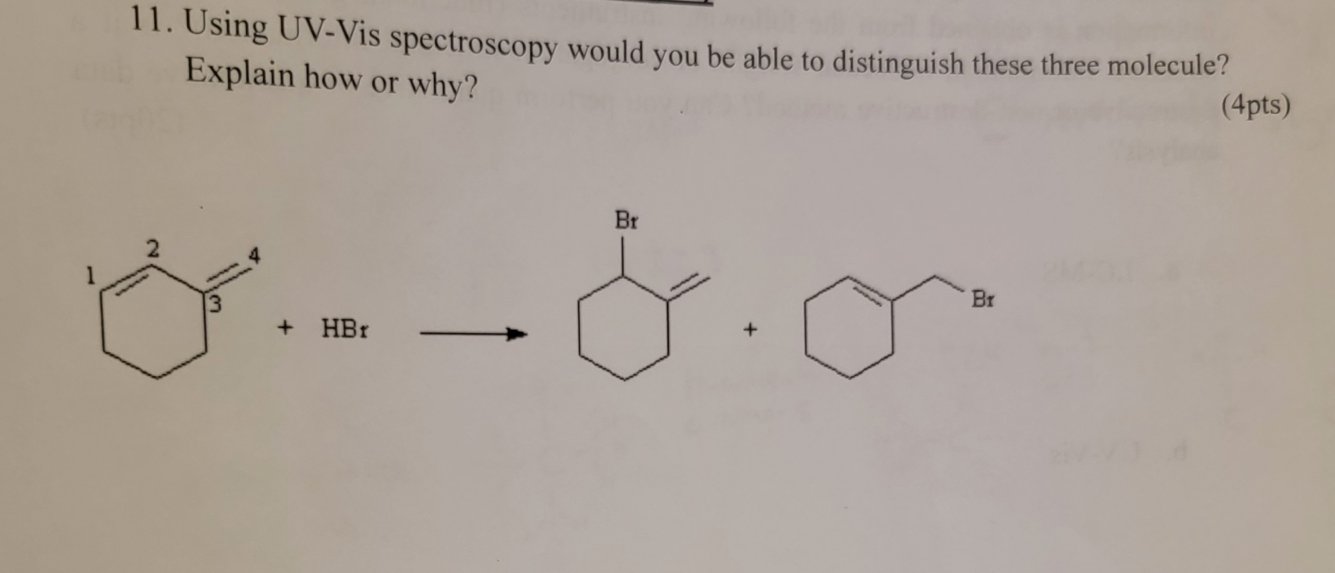 Solved Using UV-Vis spectroscopy would you be able to | Chegg.com