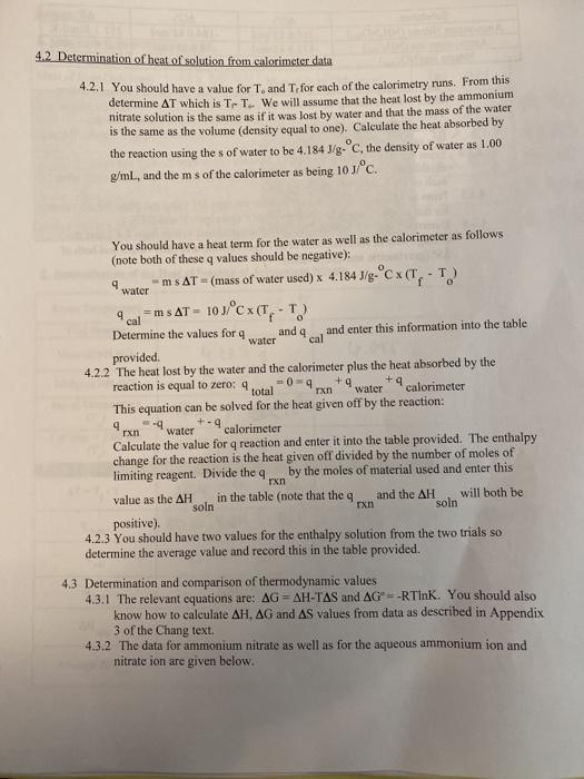 Solved Procedure: 1. Gravimetric Determination of Ksp 1.1 | Chegg.com