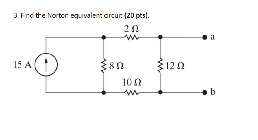 Solved Find the Norton equivalent circuit. | Chegg.com