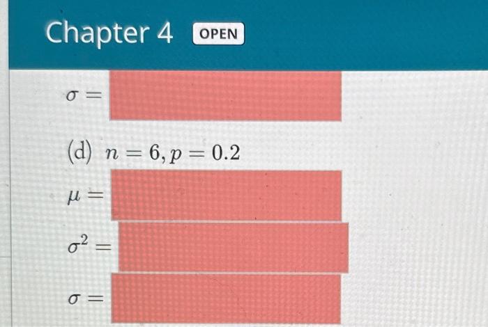Solved If X Is A Binomial Random Variable Compute The Mean