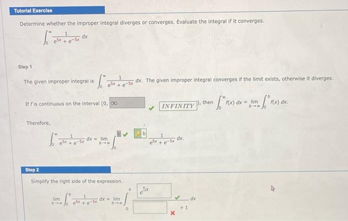 Solved Determine whether the improper integral diverges or | Chegg.com