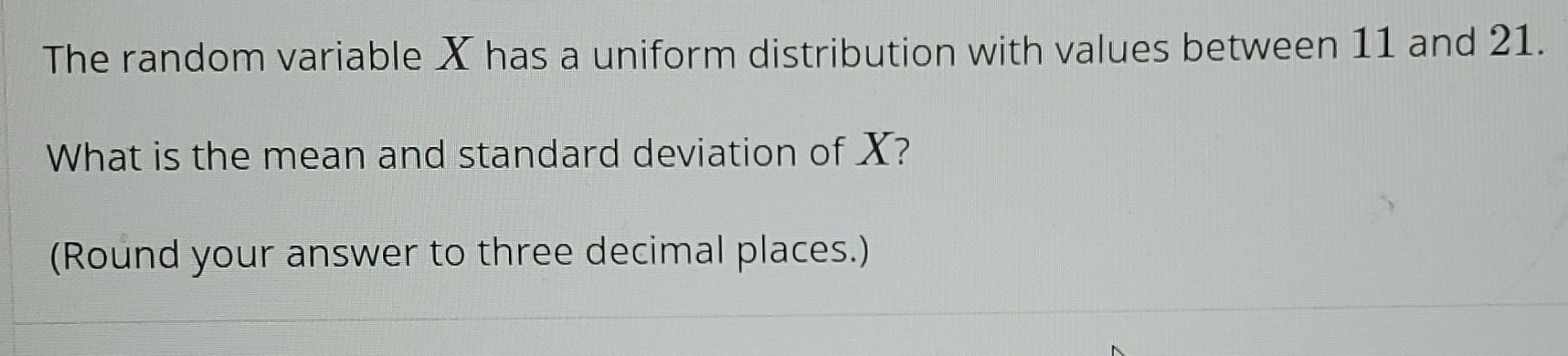 The random variable x ﻿has a uniform distribution | Chegg.com
