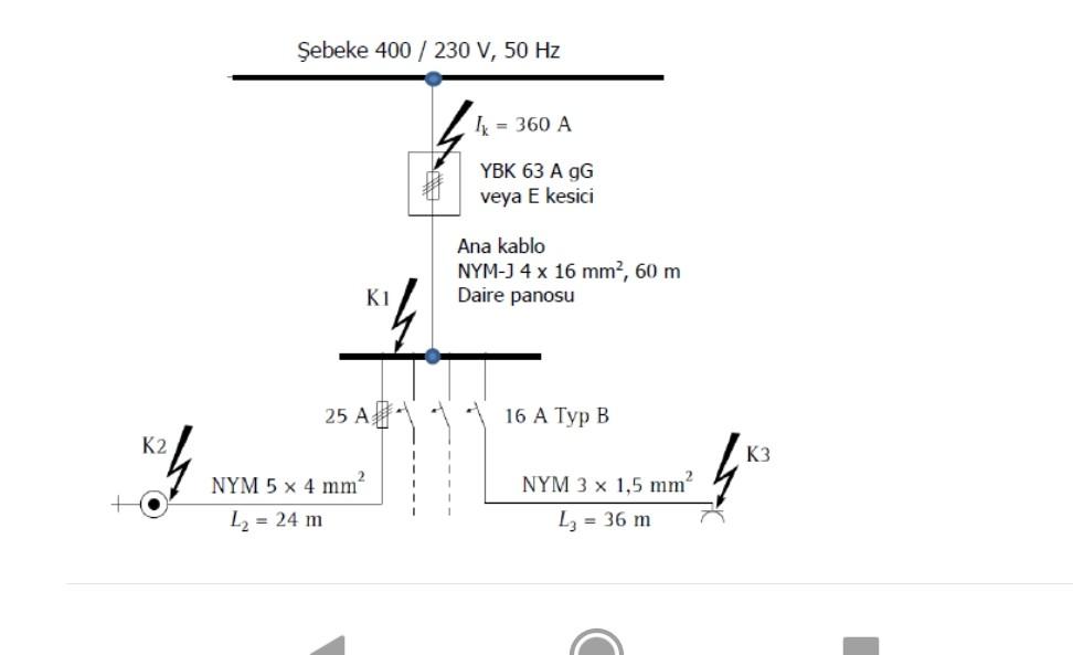 Calculate the one- and three-pole short-circuit | Chegg.com