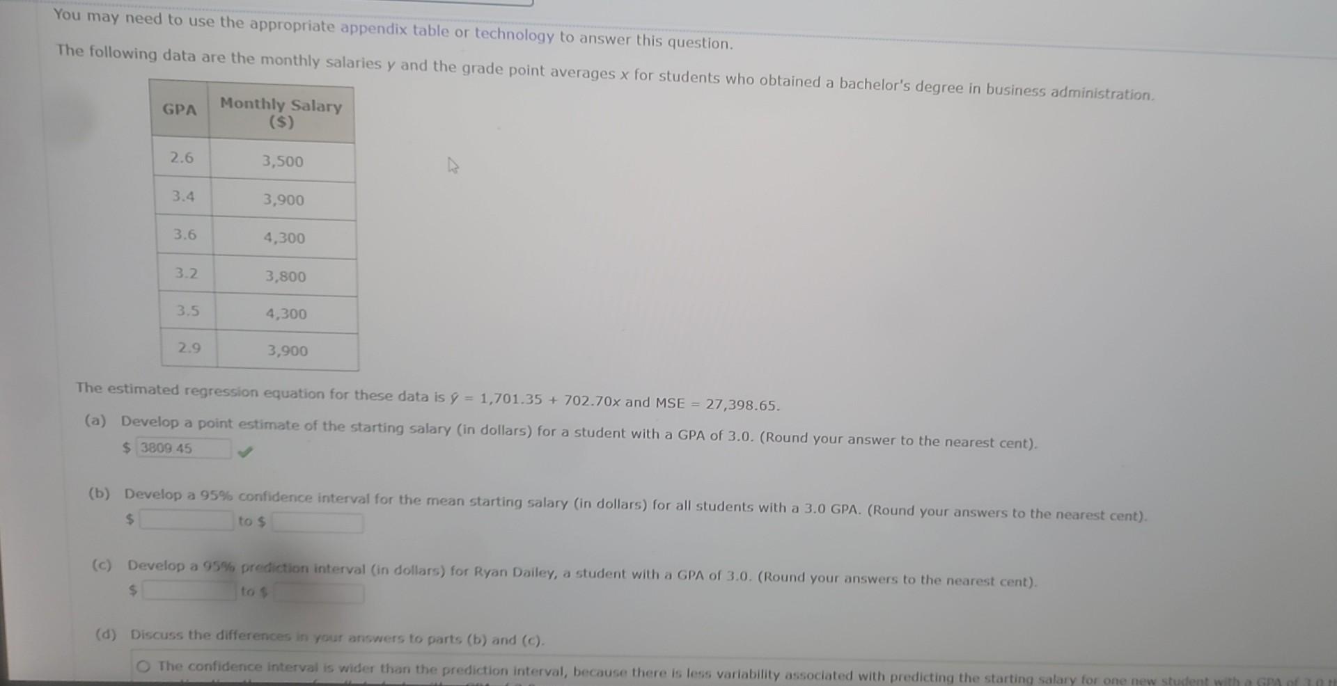 Solved You may need to use the appropriate appendix table or | Chegg.com