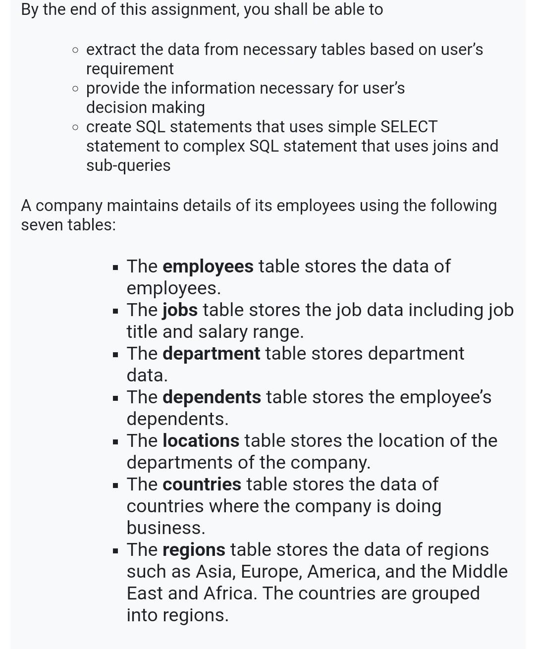 Solved 1. The location id, street address, and country of | Chegg.com